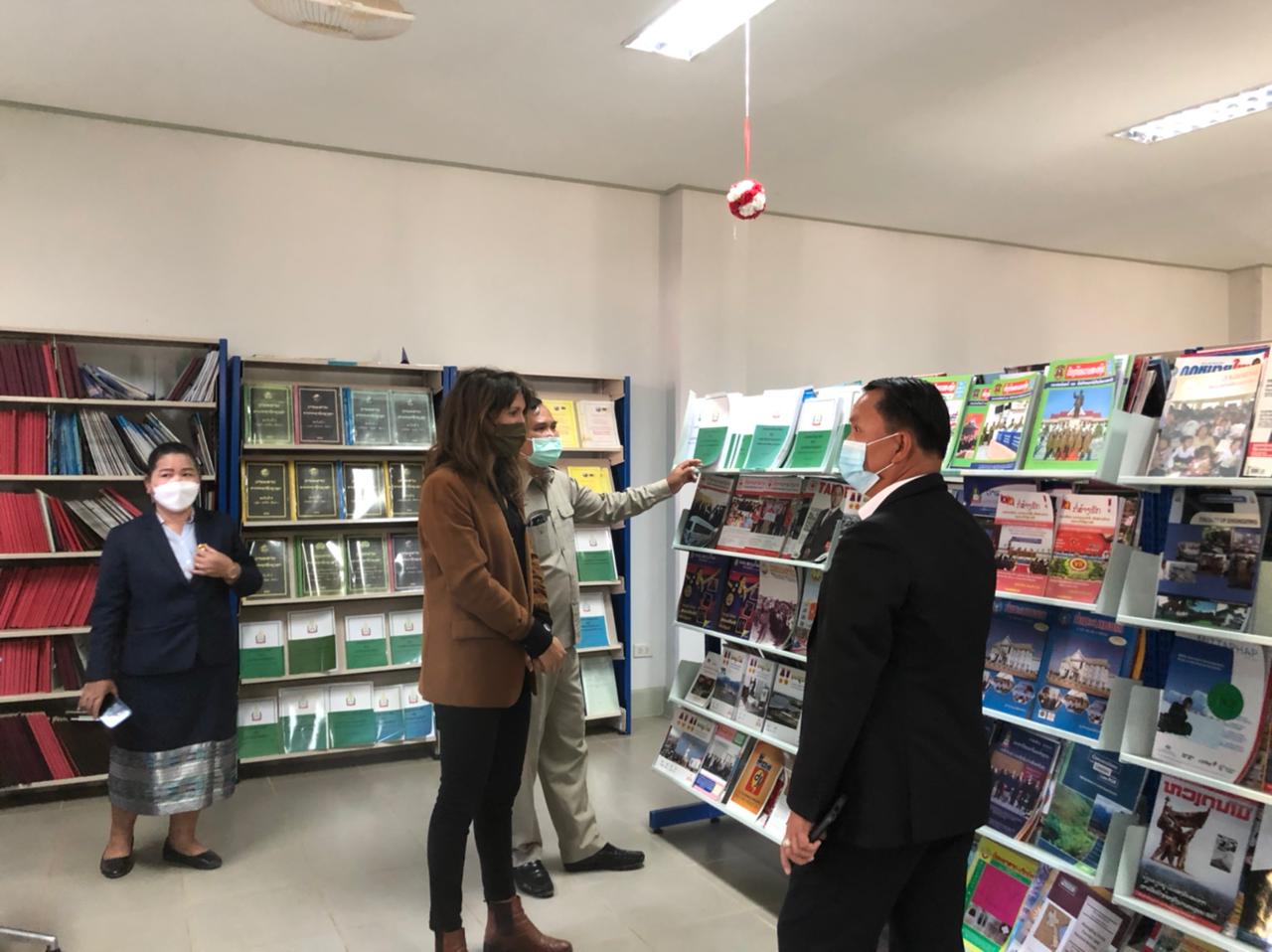 Books Handover Ceremony, 9 December 2021 — Inter-University Cooperation Laos-Luxembourg